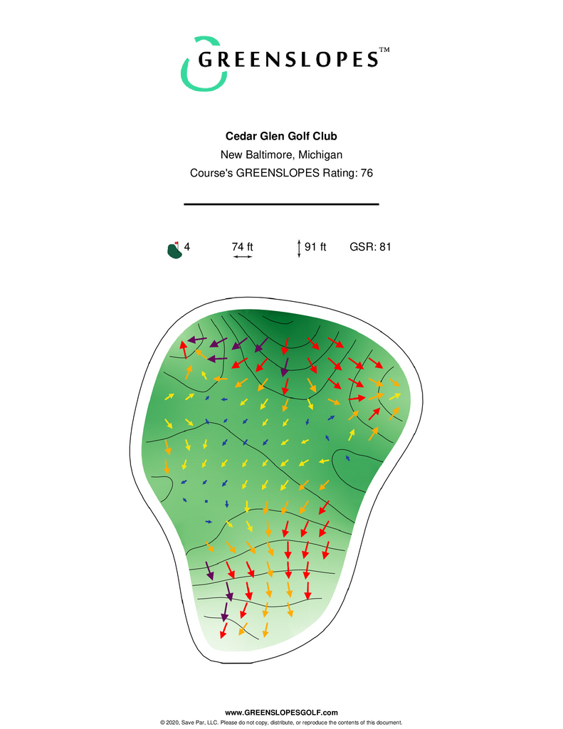 Cedar Glen Golf Club - New Baltimore – GREENSLOPES Golf