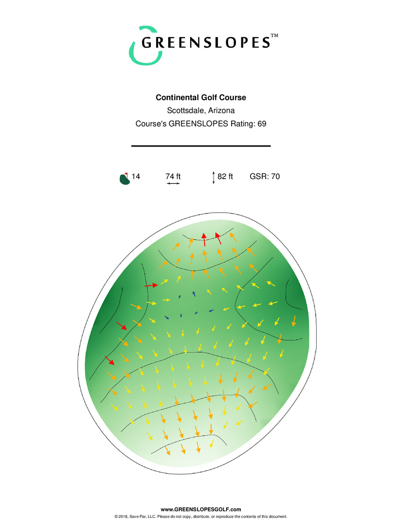 Continental Golf Course - Scottsdale – GREENSLOPES Golf