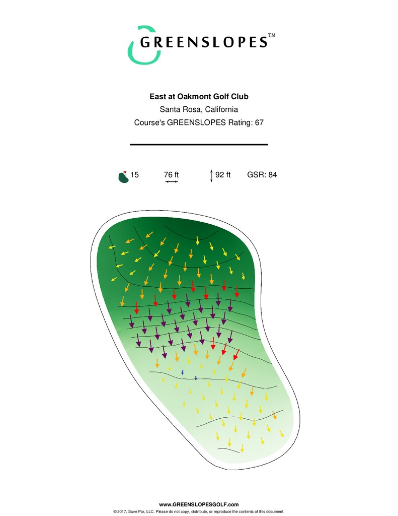 East at Oakmont Golf Club - Santa Rosa – GREENSLOPES Golf
