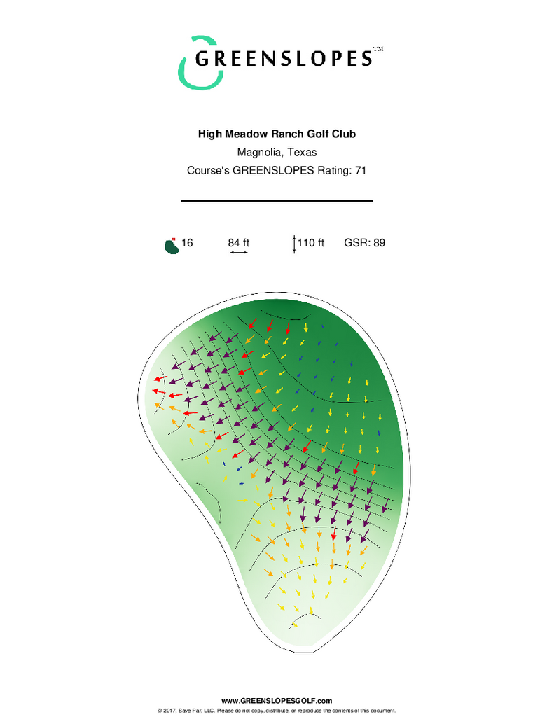 High Meadow Ranch Golf Club - Magnolia – GREENSLOPES Golf