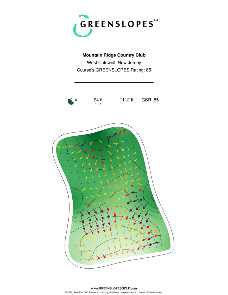 Mountain Ridge Country Club - West Caldwell – GREENSLOPES Golf